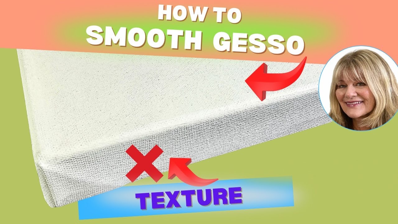 Flawless Canvas Prep: Achieving A Smooth Gesso Finish - YouTube