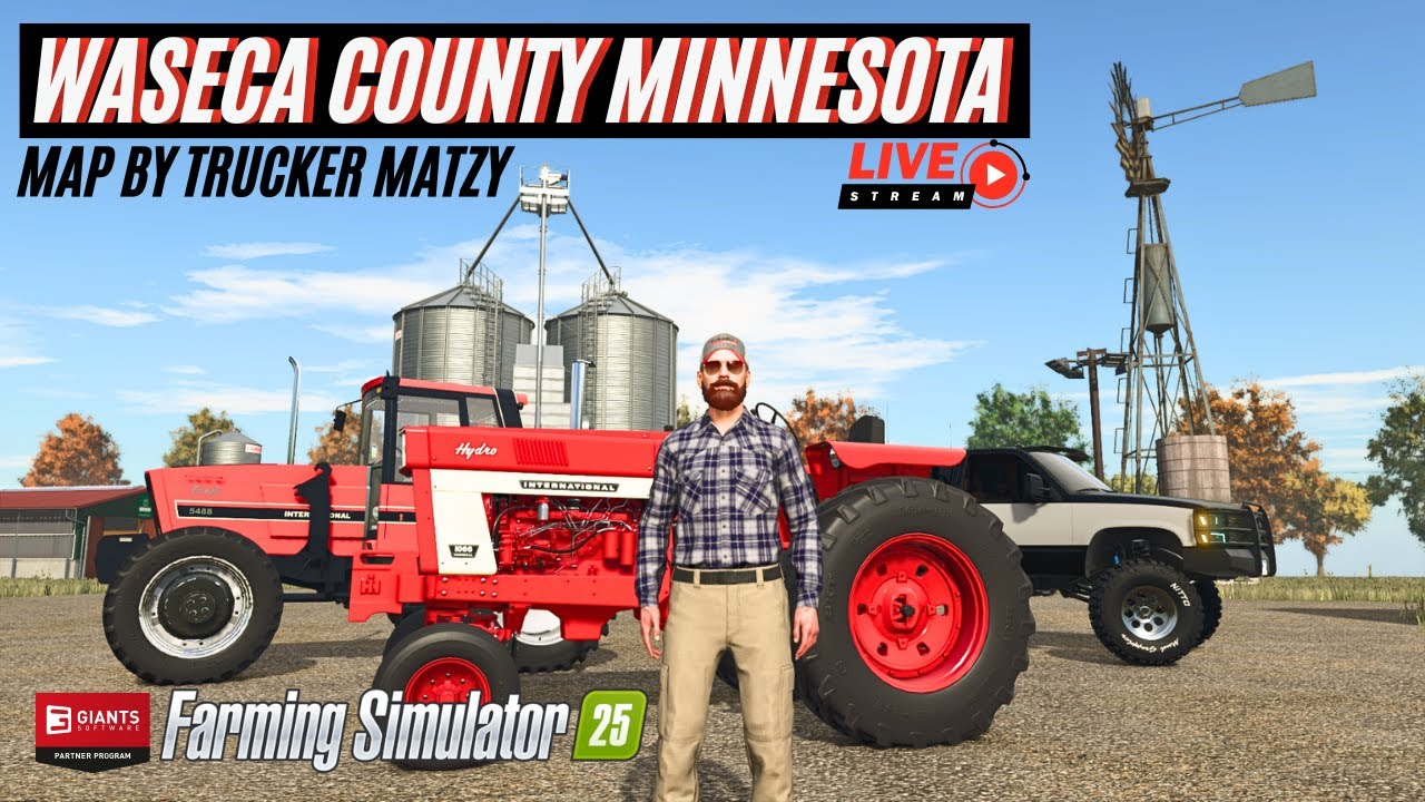 WASECA COUNTY MINNESTOA - NEW MAP - By Trucker Matzy - Farming ...