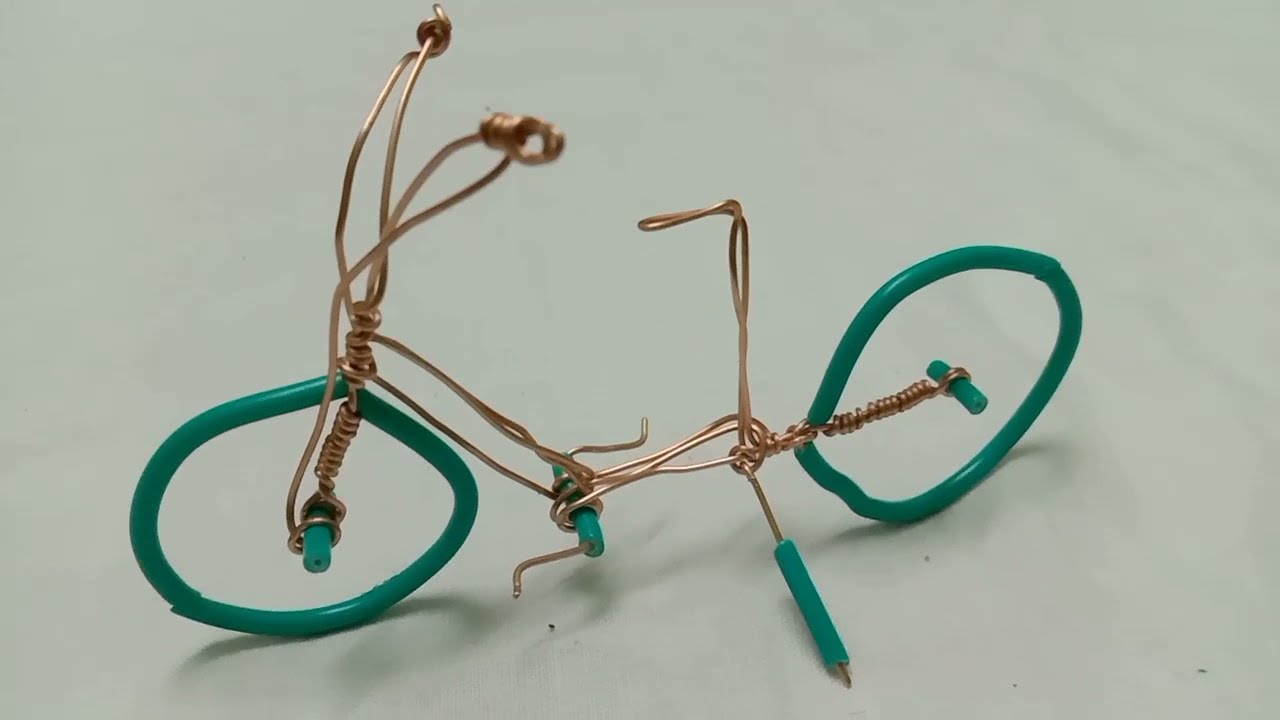 single wire cycle II DIY Mini Bicycle II Handmade Wire bicycle II wire ...