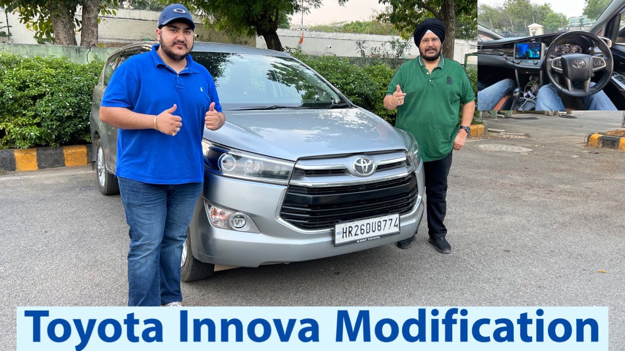 Toyota Innova Crysta Getting 10 Inches Android Stereo Installed ...