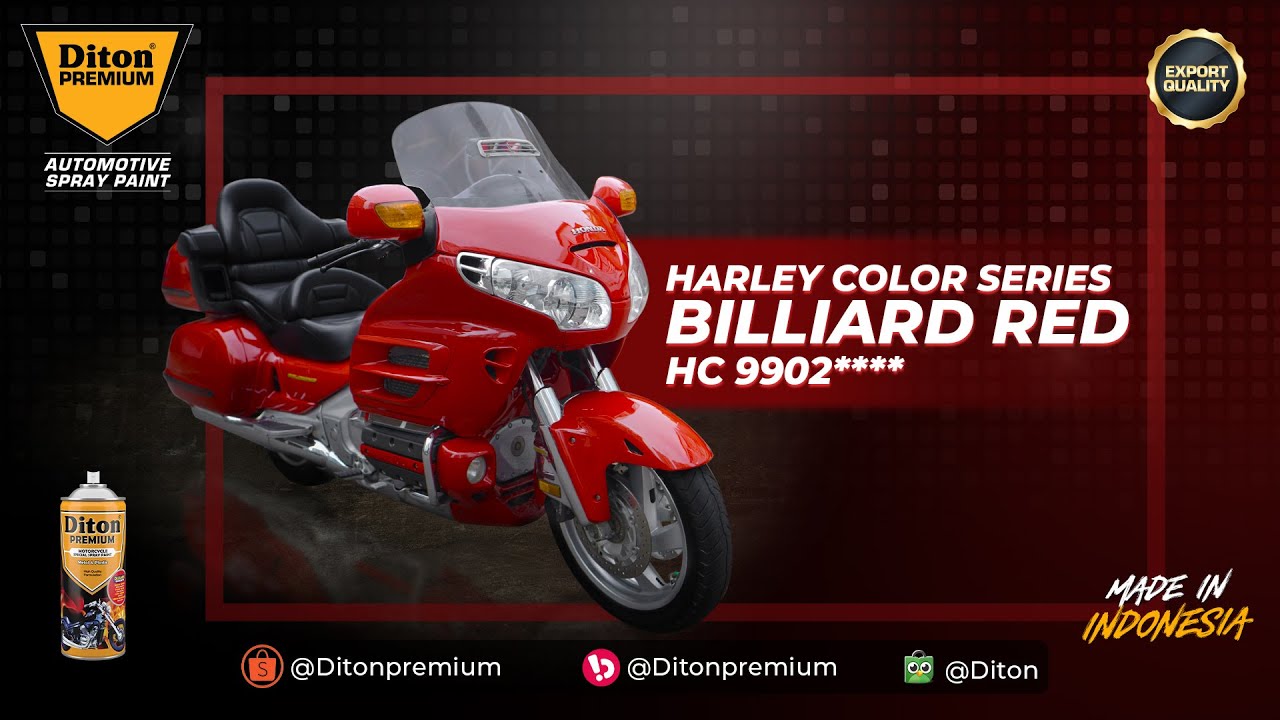 LAUNCHING BILLIARD RED HC 9902**** | HARLEY DAVIDSON SPECIAL COLOR ...