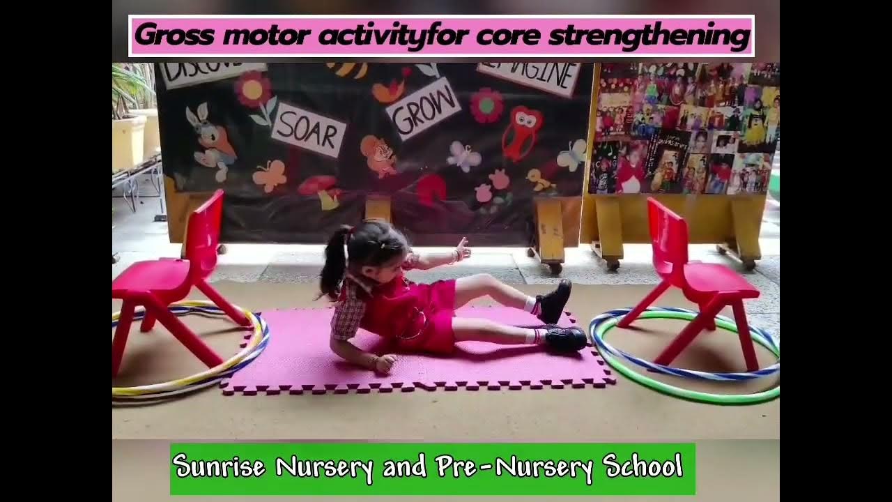 Gross motor activity for core strengthening | gross motor for preschool ...