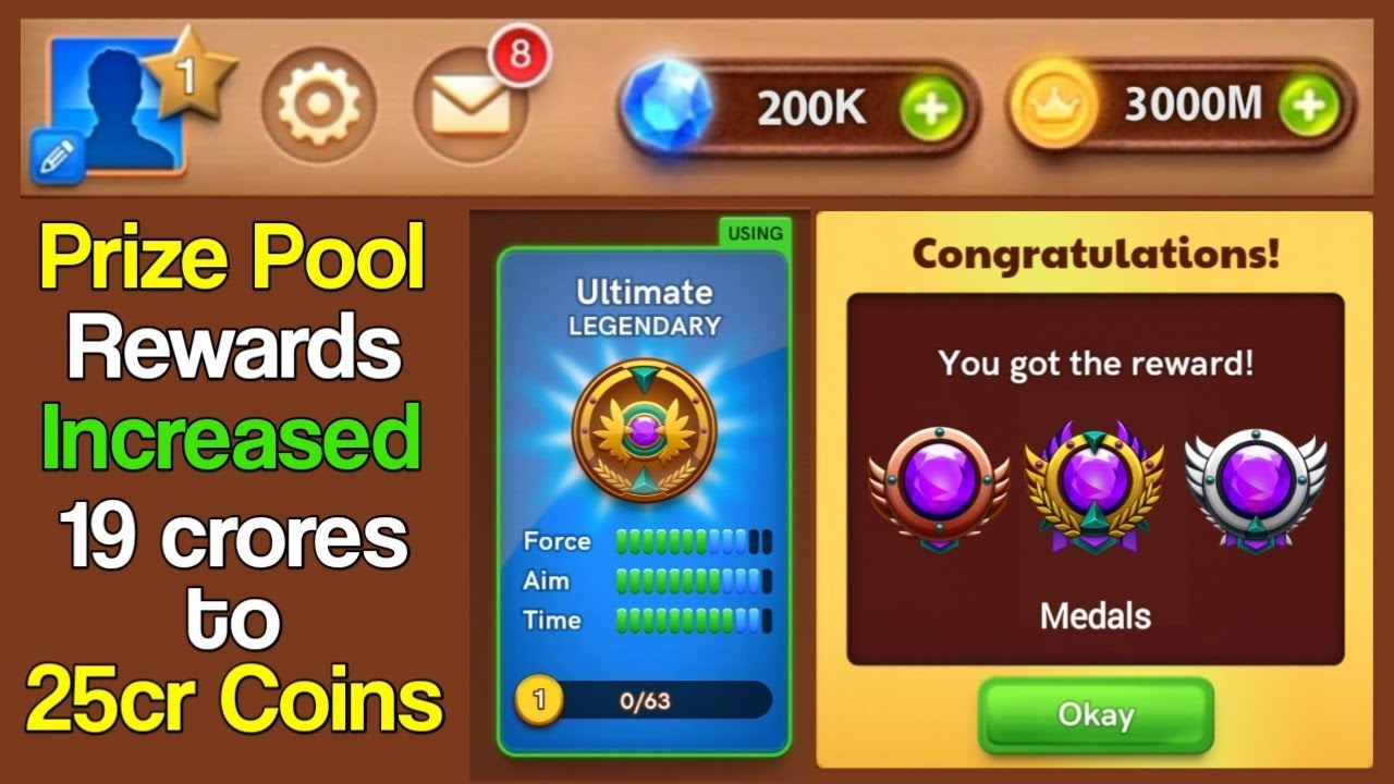 Carrom Pool World Cup 2025 - Prize Pool Increased by 25 caror Coins ...