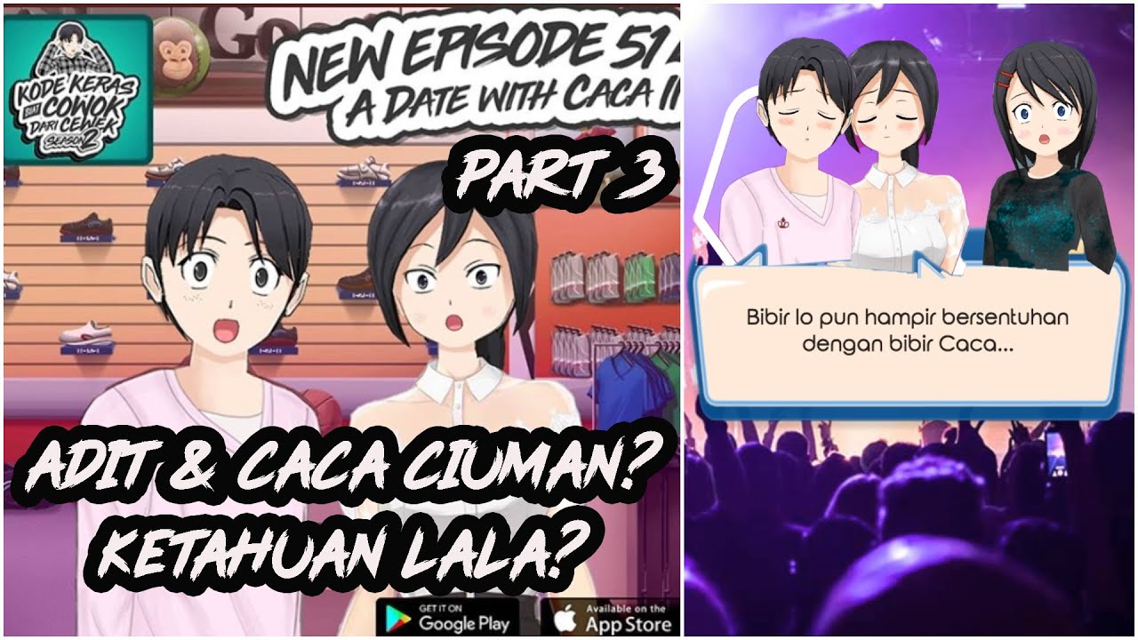Adit C1UMAN Sama Caca? Ketahuan Lala? Kode Keras Buat Cowok Dari Cewek Episode 51 Part 3 - YouTube