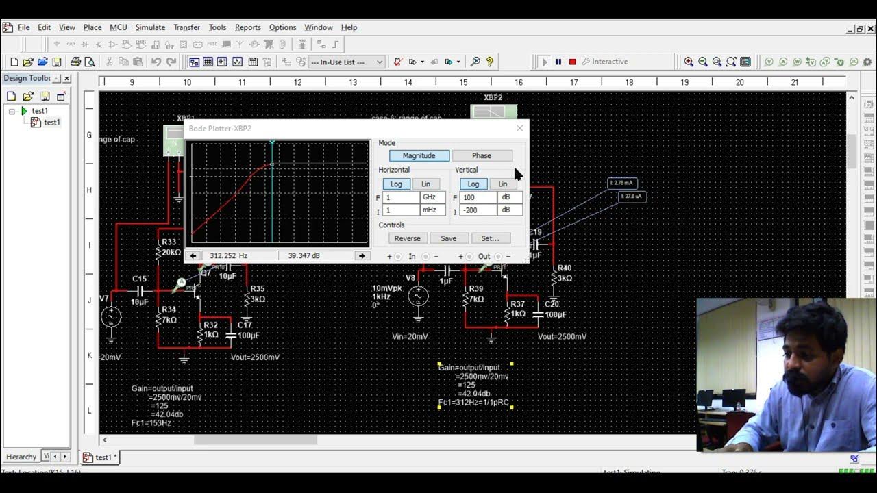 Multisim Tutorial --3: CE amplifier simulation part 2 - YouTube