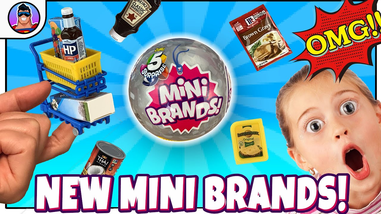 5 Surprise Mini Brands - Series 3 | HUGE BOX of Mini Brands Mystery ...