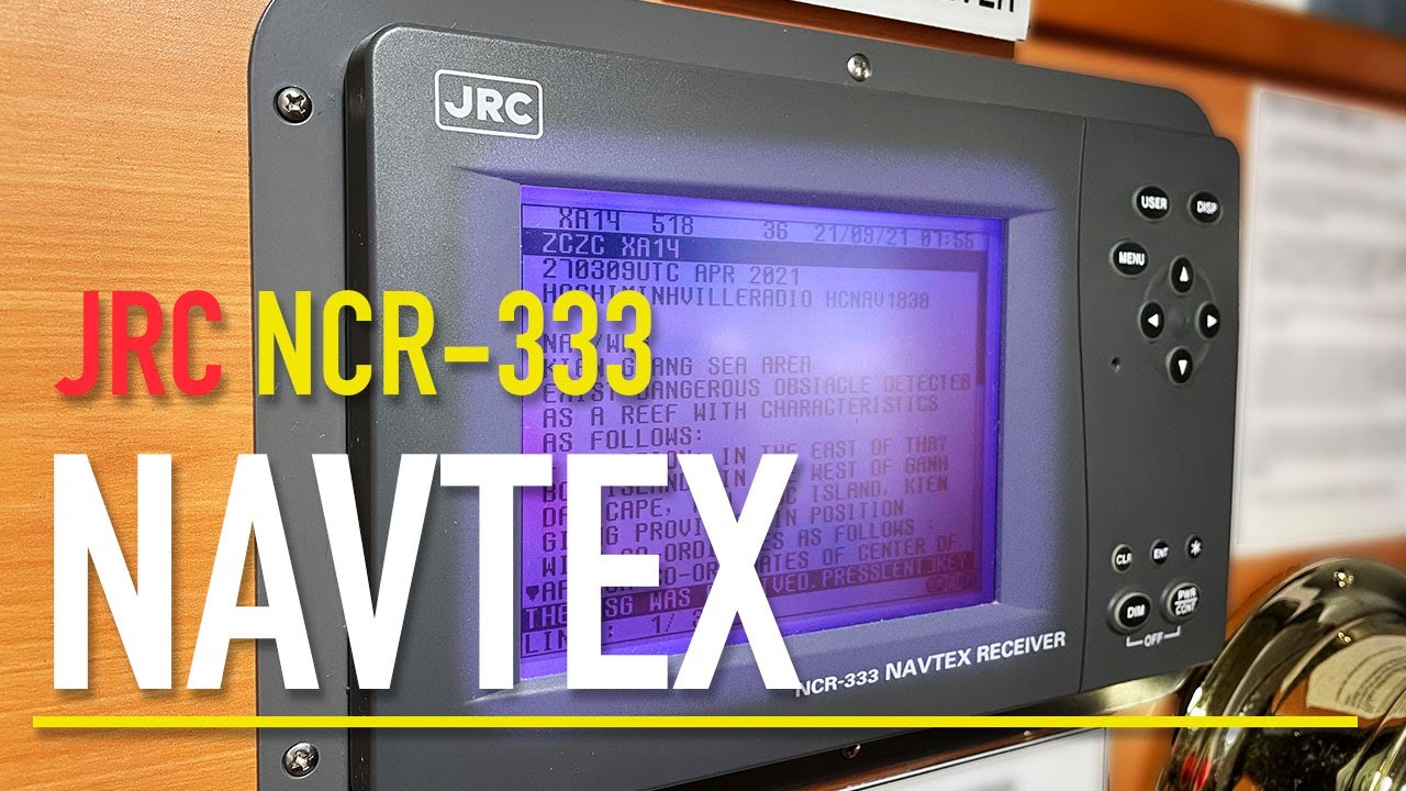 NAVTEX JRC NCR-333, Part 1. Как работает НАВТЕКС. Видео-инструкция ...