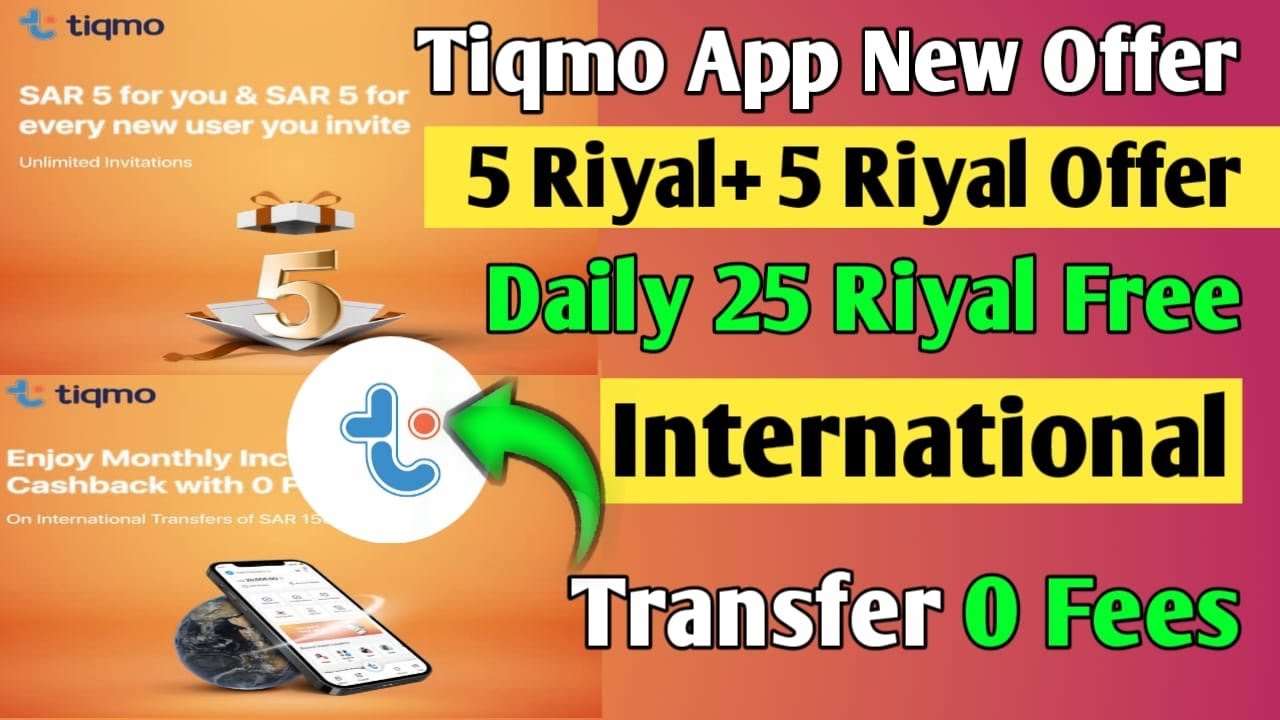 Tiqmo App New Offer | 5 Riyal +5 Riyal Offer | 25 Riyal Daily Free ...