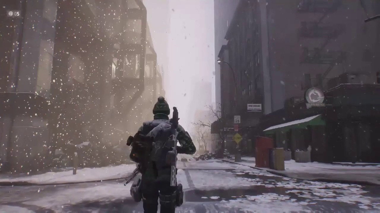 The Division - Walking Through New York Gameplay - Snow Is Beautiful ...