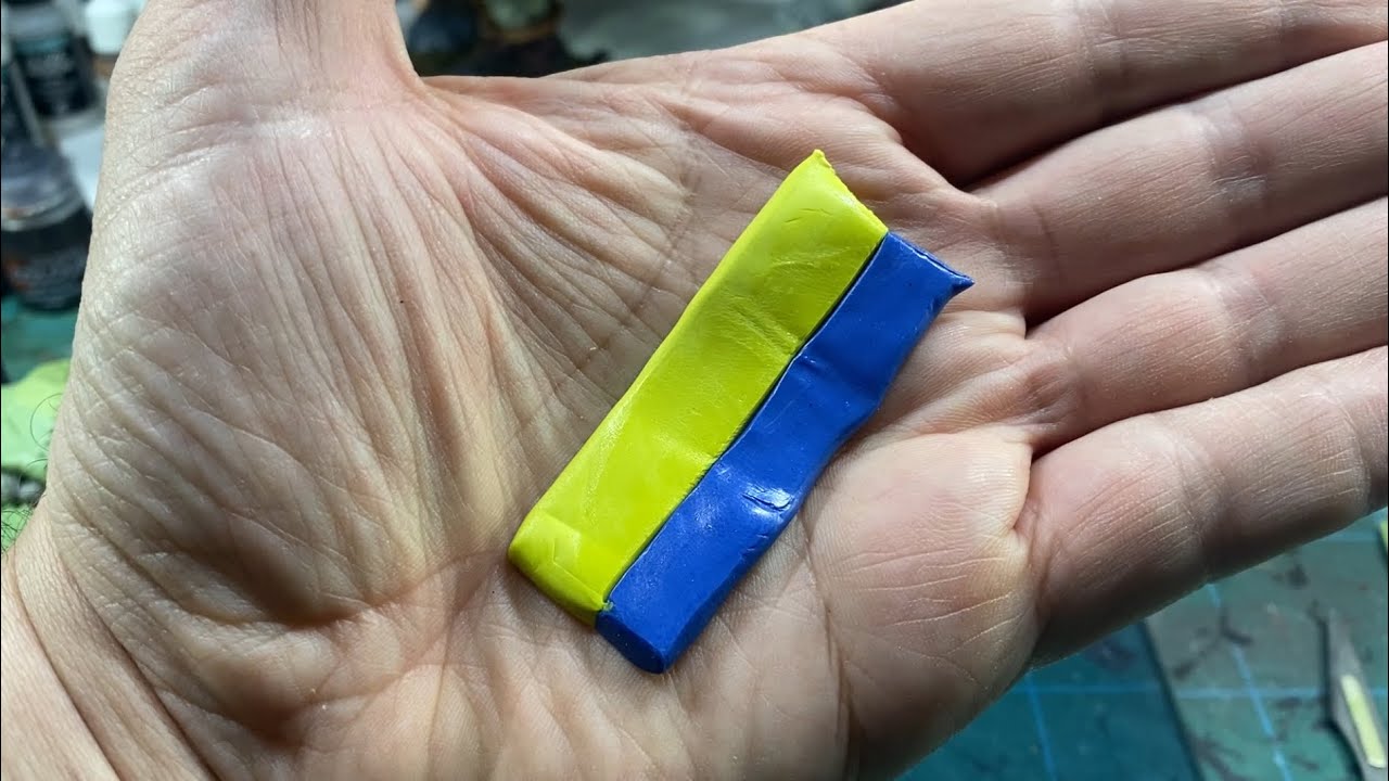 Sculpting with Green Stuff Part Two: Mixing Green Stuff with Miliput to ...