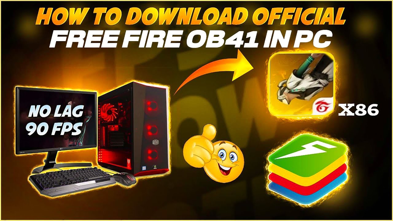 HOW TO DOWNLOAD OFFCIAL FF OB41 X86 NO LAG II FREE FIRE X86 OB41 APK ...
