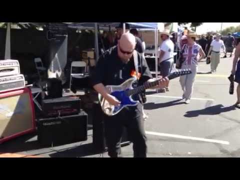 Jesse Stokes playing Ozztosh guitar through an Ironhorse amp - YouTube