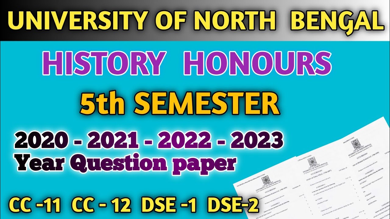 5th semester history honours previous year question paper || History ...