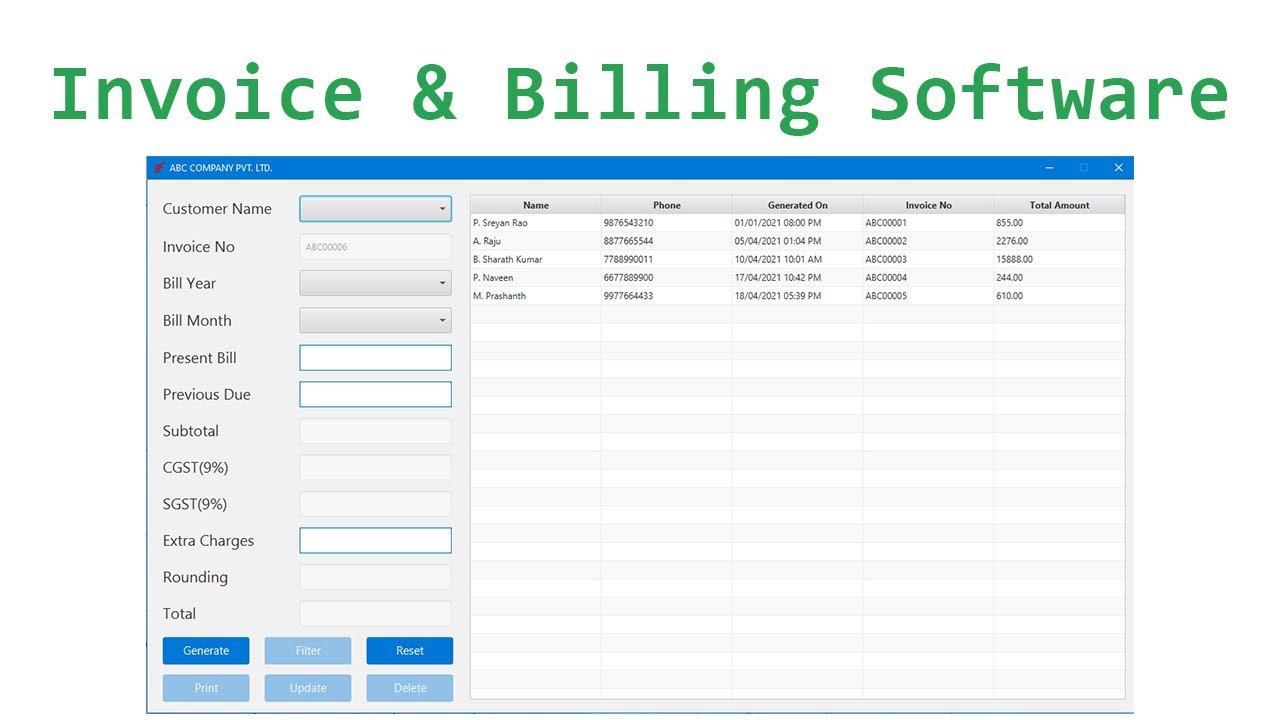 Invoice & Billing Software - YouTube