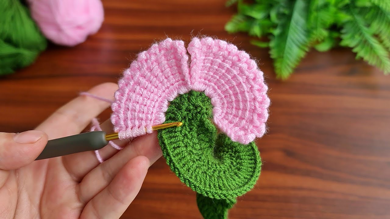 3D Super!. Crochet Flower 🌷 Very easy crochet clove flower making for ...