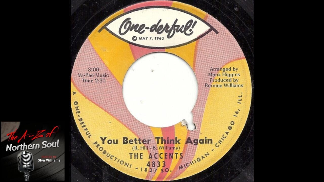 The Accents - You Better Think Again - 1965 HQ Northern Soul - YouTube