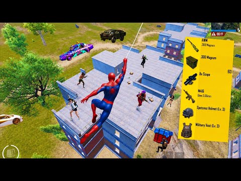 40 KILLS🔥MY HIGHEST KILL RECORD with SPIDERMAN😎 Pubg mobile Bgmi