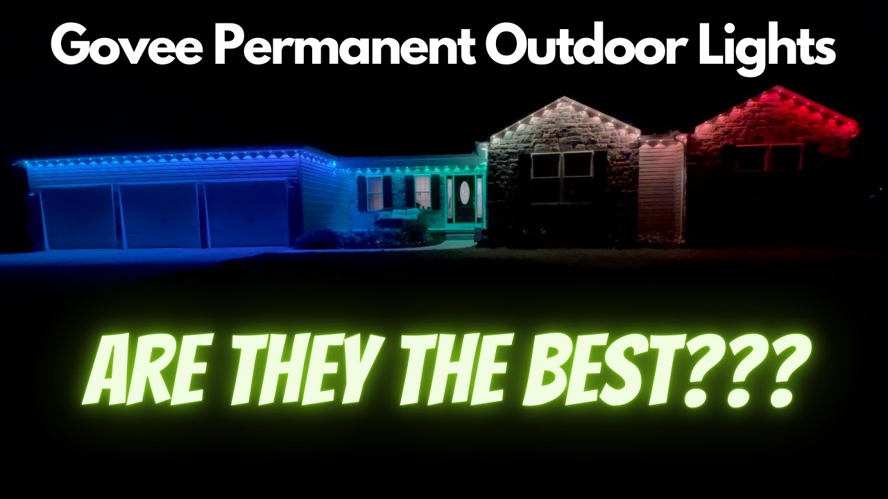 Govee Permanent Outdoor Lights (Permanent Christmas/Holiday Lights DIY ...