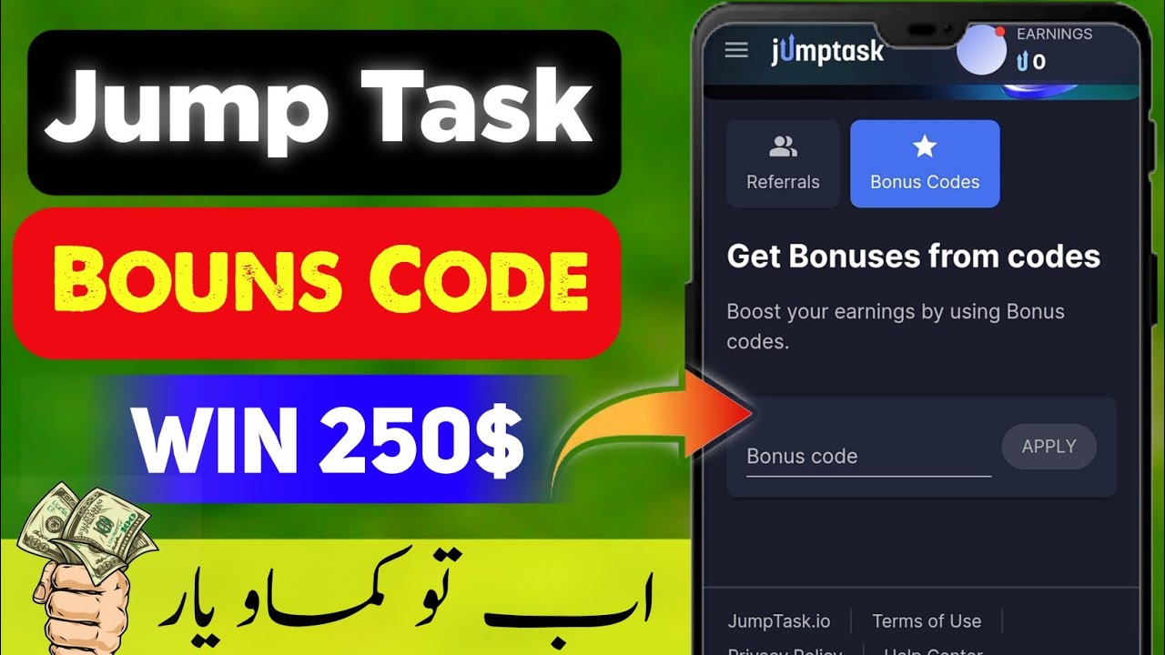 Jumptask bonus code !Jumptask review! referral code - YouTube