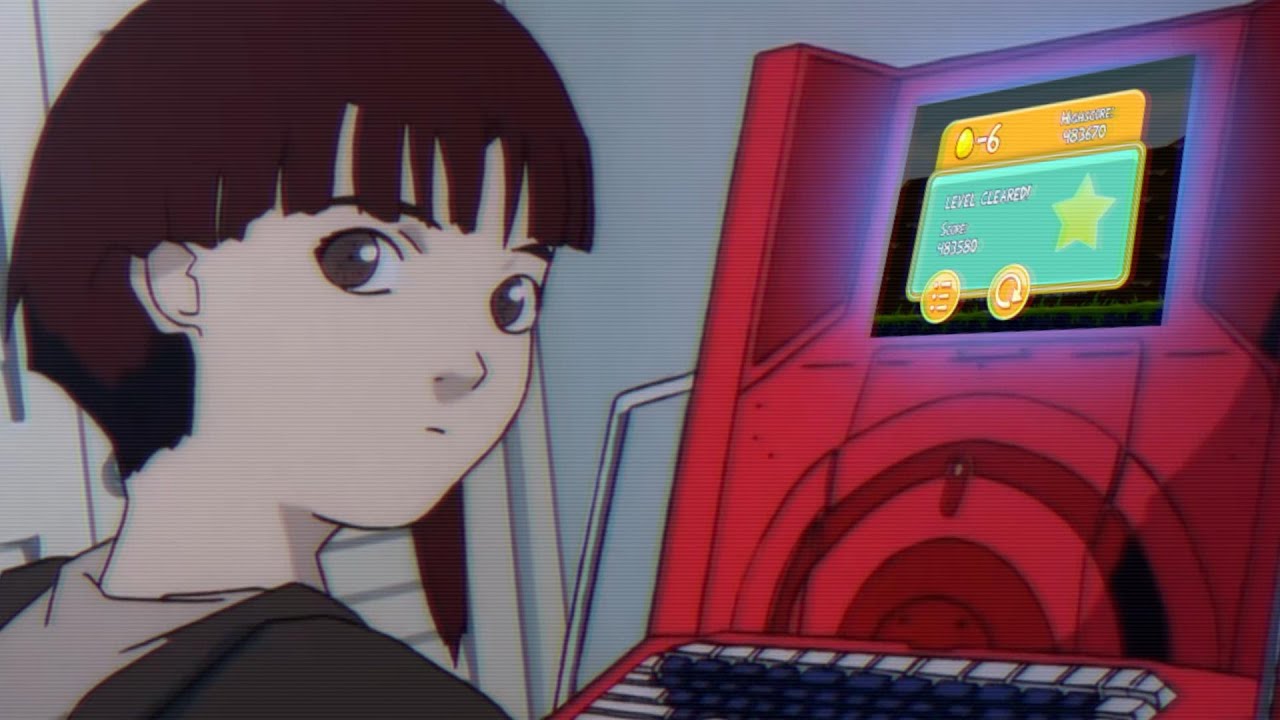 lain plays compooter game - YouTube