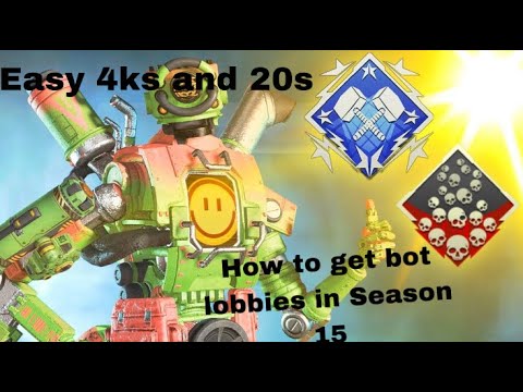 THE NEWEST WAY To Get Bot Lobbies In Apex Legends Season 15 - YouTube