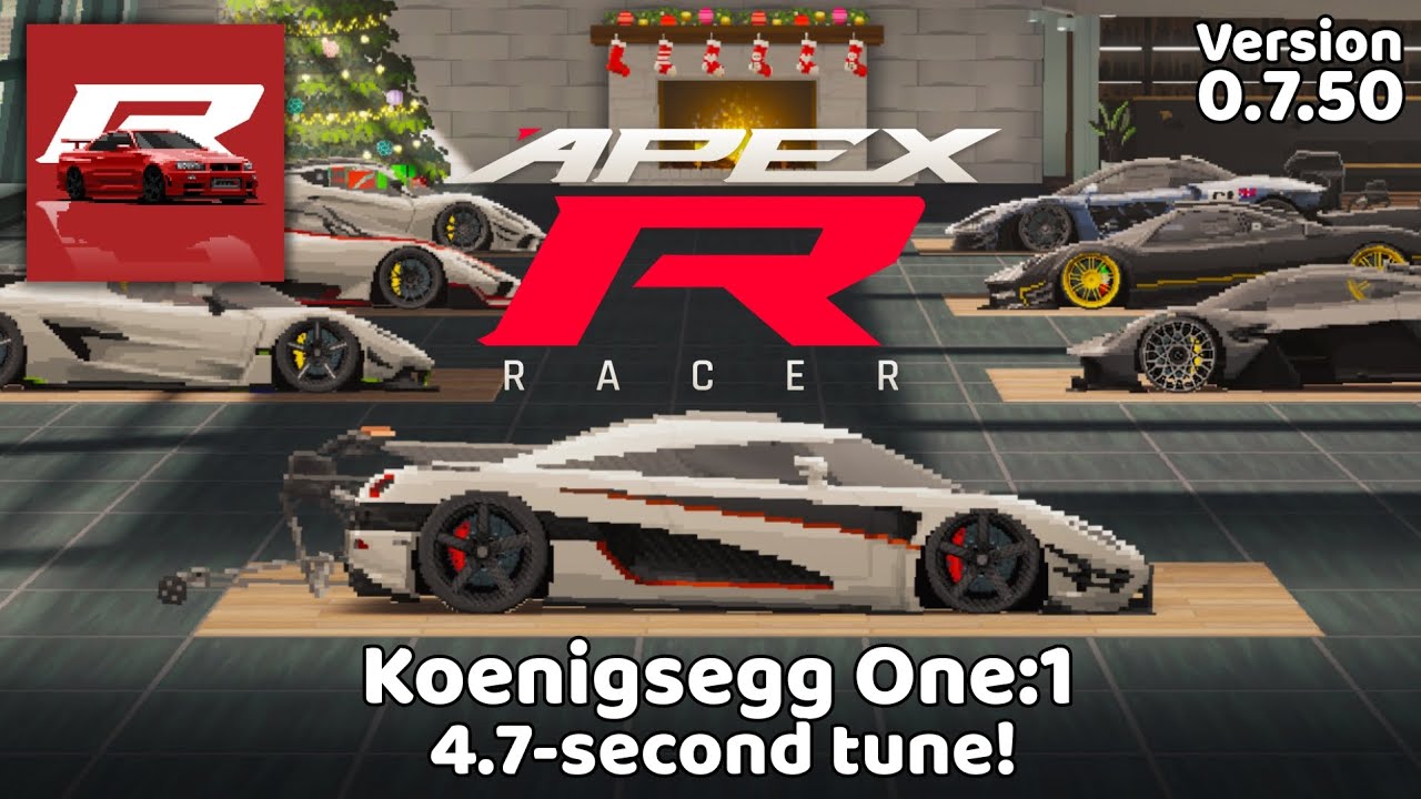 APEX Racer | Koenigsegg One:1 Tune - 4.7 Seconds 1/4 Mile! Version 0.7. ...