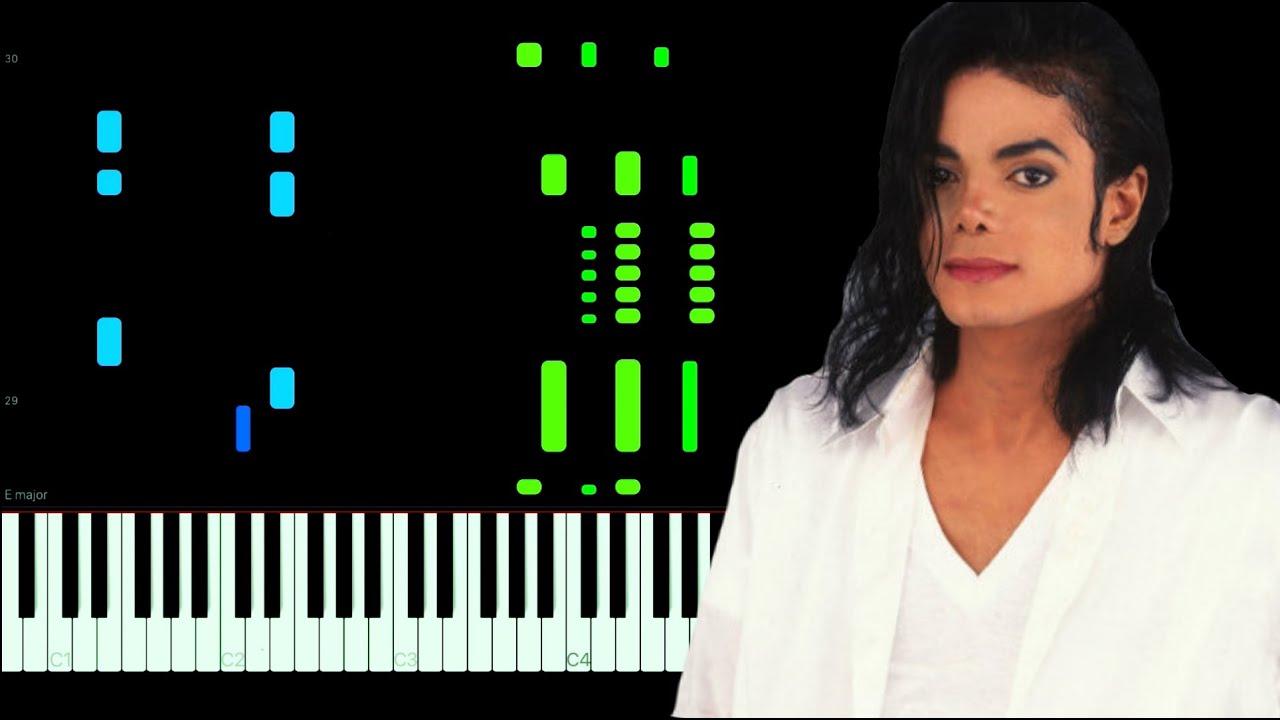 Michael Jackson - Black Or White Piano Tutorial - YouTube