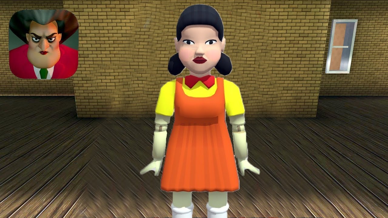 Scary Teacher 3D Squid Game Doll Part 49 Full History New Update Levels ...