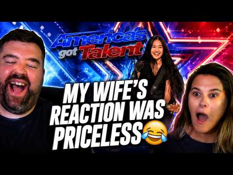 Showing my wife Nene Royal AGT Audition 2026 (Zombie) - HER REACTION WAS PRICELESS