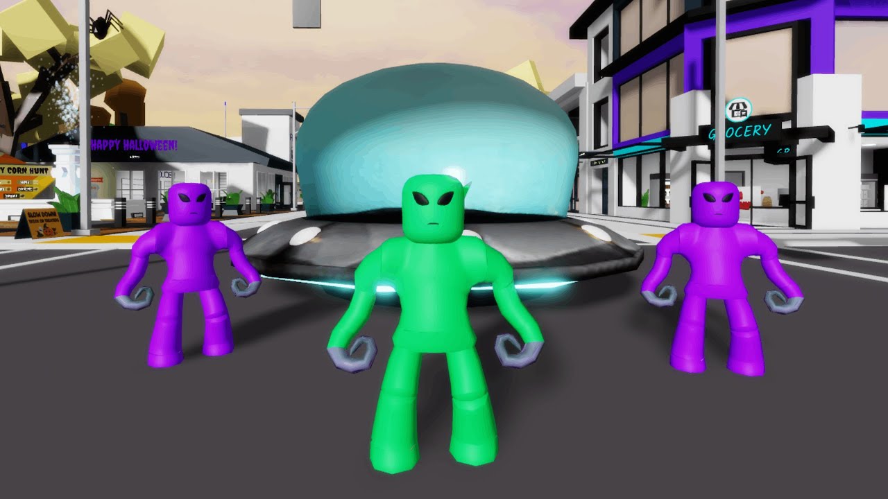 ALIEN INVASION IN BROOKHAVEN! (Roblox) - YouTube