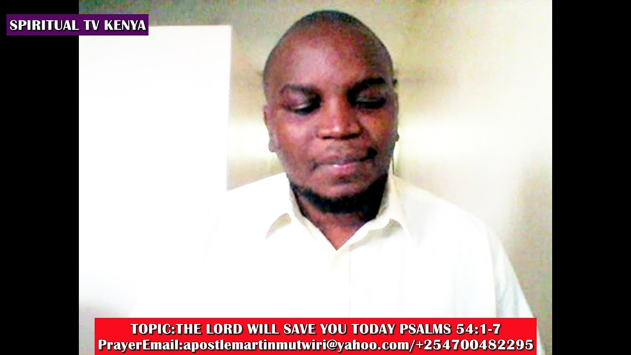 THE LORD WILL HELP YOU TODAY by Apostle Martin Mutwiri - YouTube