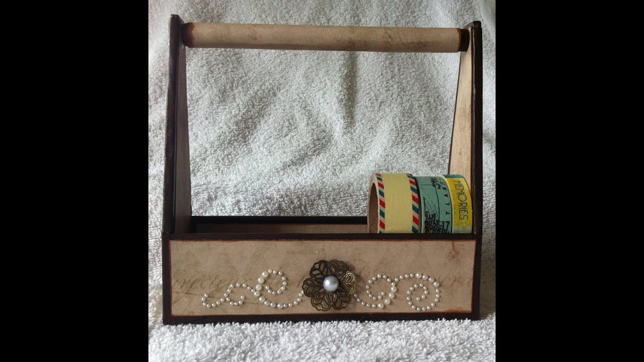 Washi Tape Rack Tutorial - YouTube