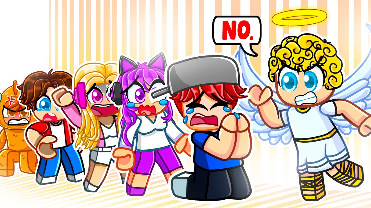 Standing in a 953,231 PERSON Line to HEAVEN in Roblox! - YouTube