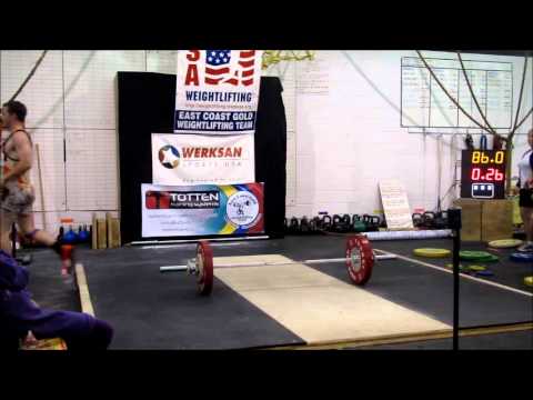 Bailey's Olympic Lifting Competition 10-20-13 - YouTube