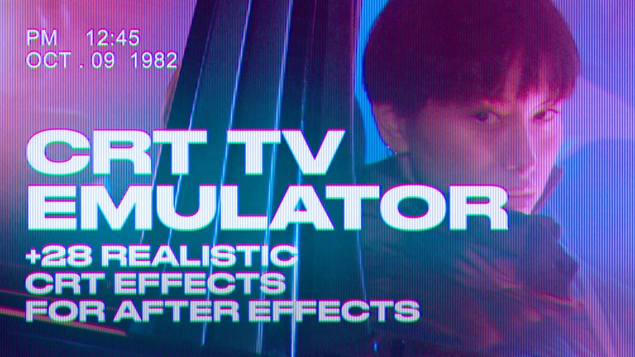 CRT TV Emulator to create CRT TV and Monitor retro style | After ...