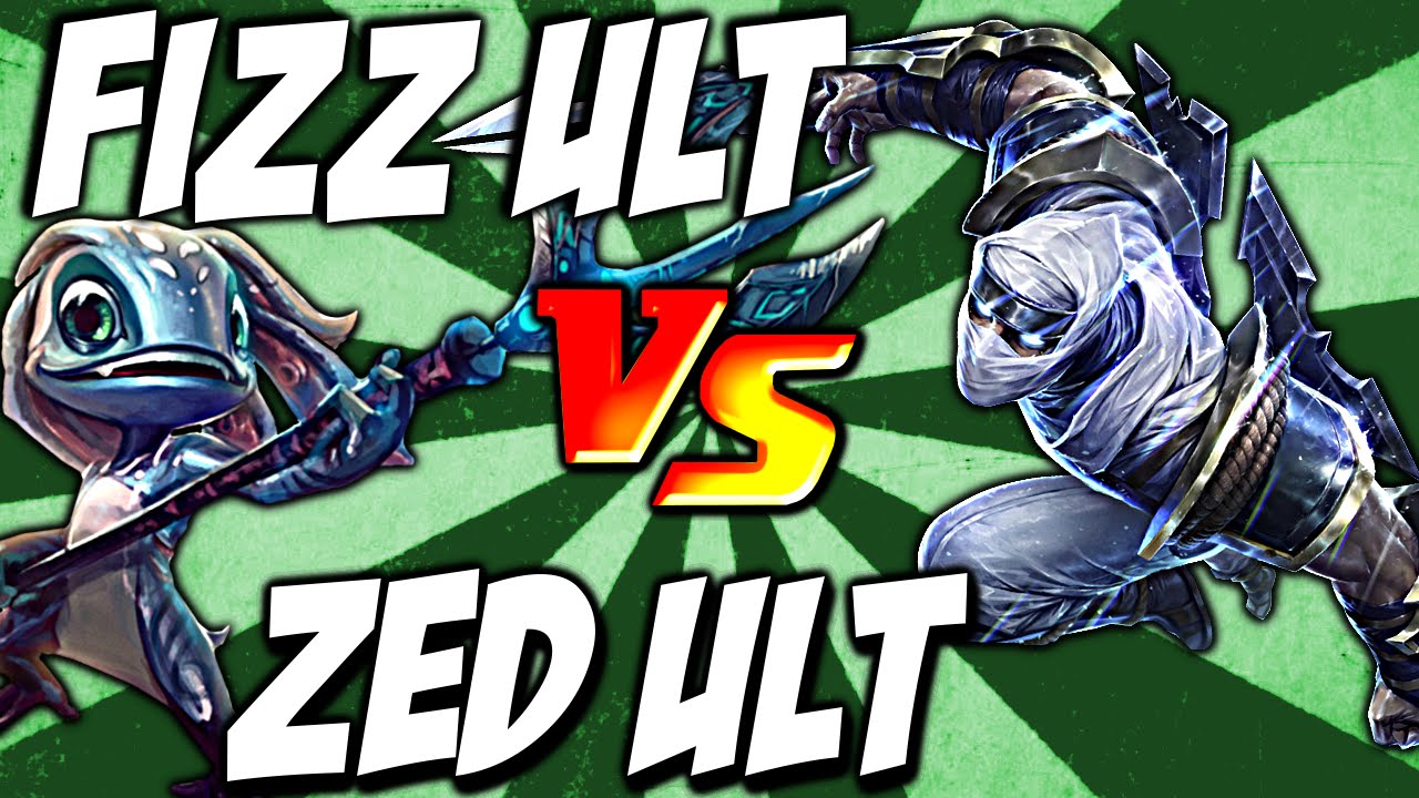 Fizz Ult vs Zed Ult - Chum the Waters vs Death Mark by LoL Clash ...
