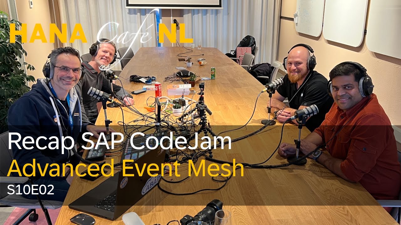 Recap SAP CodeJam Zoetermeer with Advanced Event Mesh (S10E02) - YouTube