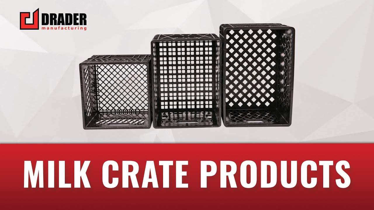 Milk Crate Products from Drader Manufacturing - YouTube