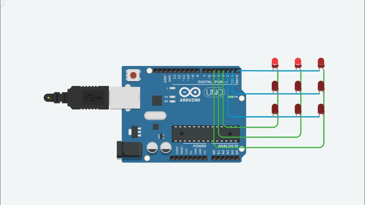 3x3 LED Matrix - YouTube