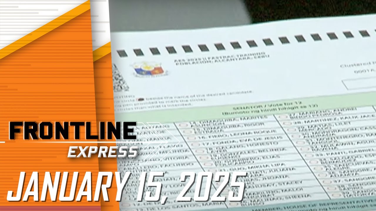 FRONTLINE EXPRESS LIVESTREAM | January 15, 2025 | 2:30PM - YouTube