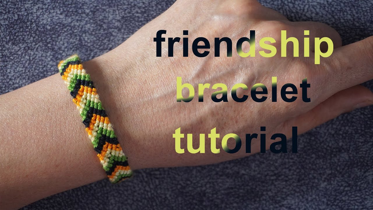 Magic of Colorful Threads: Easy Friendship Bracelet Tutorial🥰😍🥰 - YouTube
