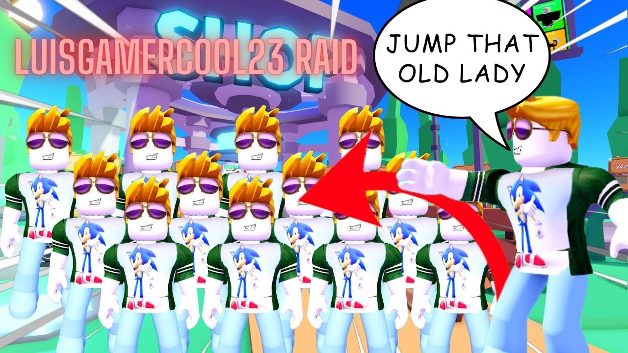 RAIDING Roblox Games as LUISGAMERCOOL23... [UNEDITED] - YouTube