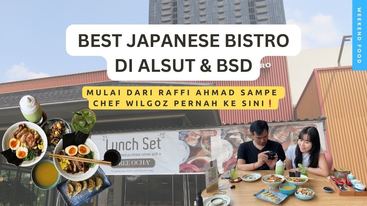 JAPANESE BISTRO DI ALAM SUTERA FAVORITE PARA ARTIS ! | YUIMARU - YouTube