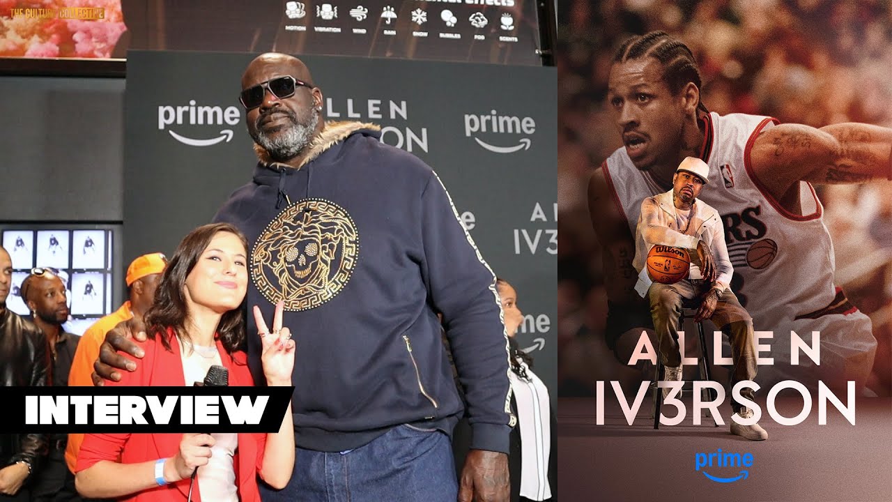 Shaquille O’Neal Interview | Prime Video’s ALLEN IV3RSON Red Carpet ...