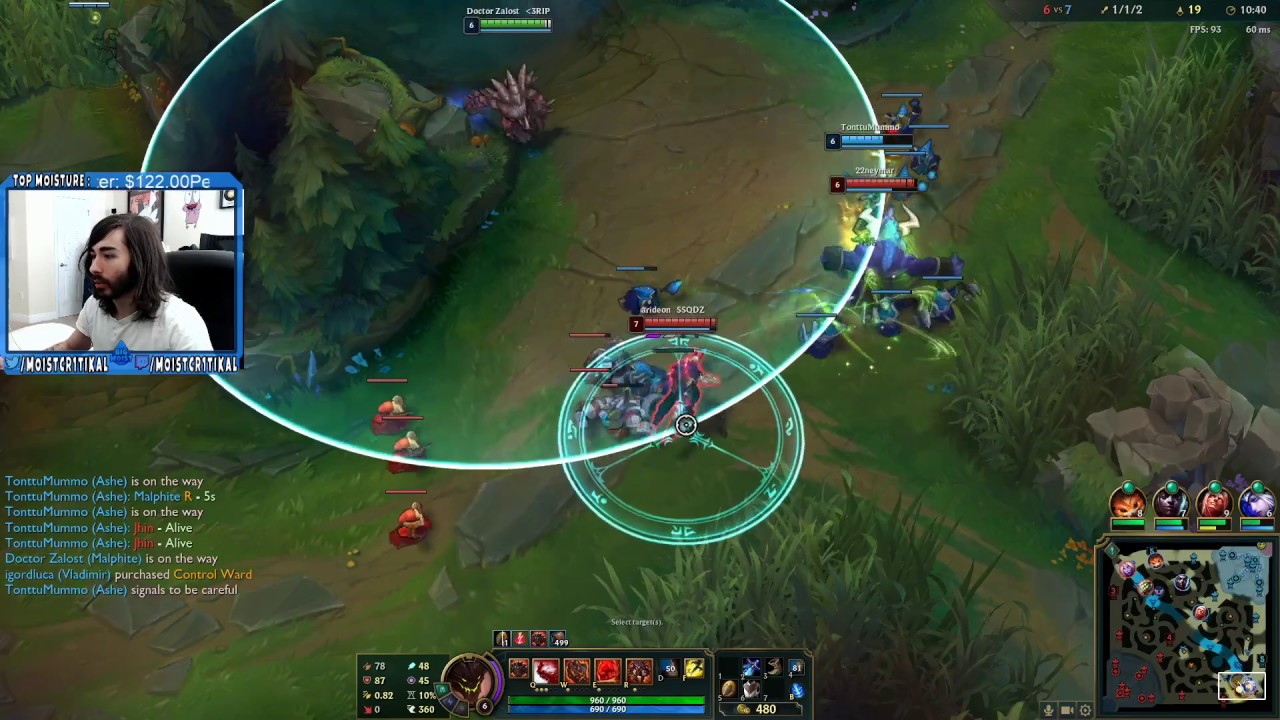 moistcr1tikal Twitch Stream Feb 8th, 2020 [League of Legends] - YouTube