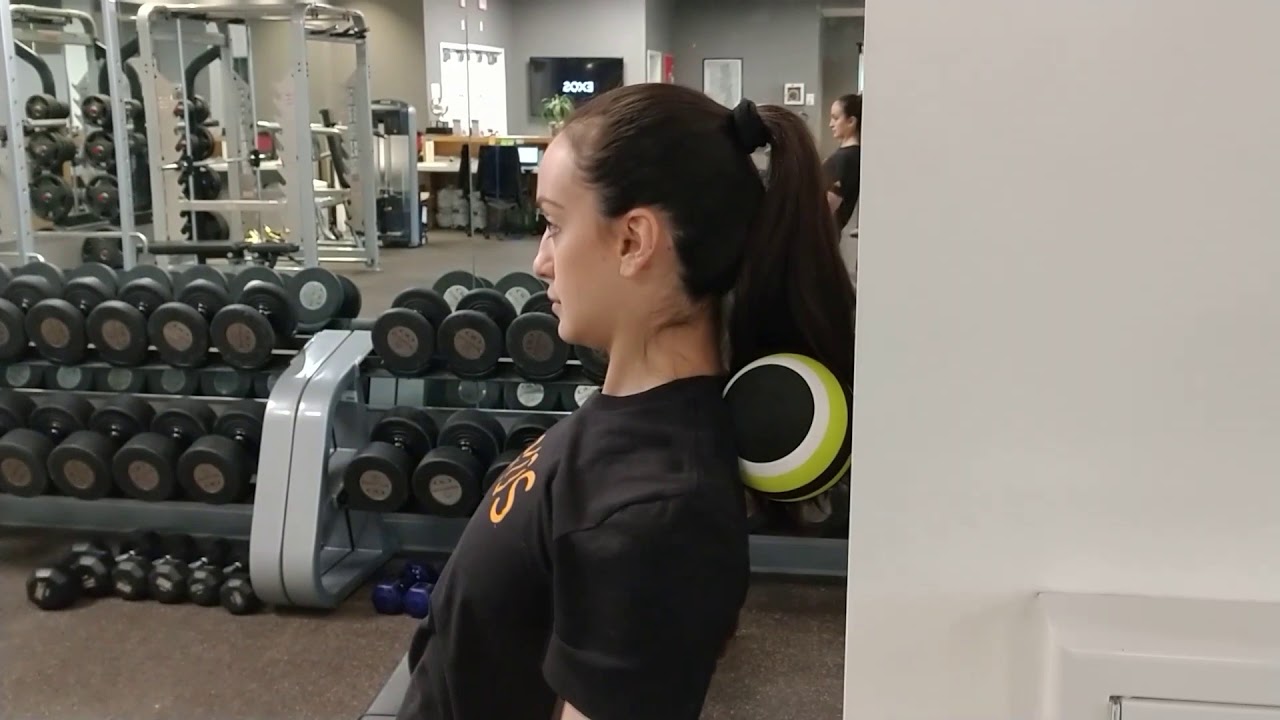 Trigger Point Ball Large_Standing Upper Trap Massage - YouTube