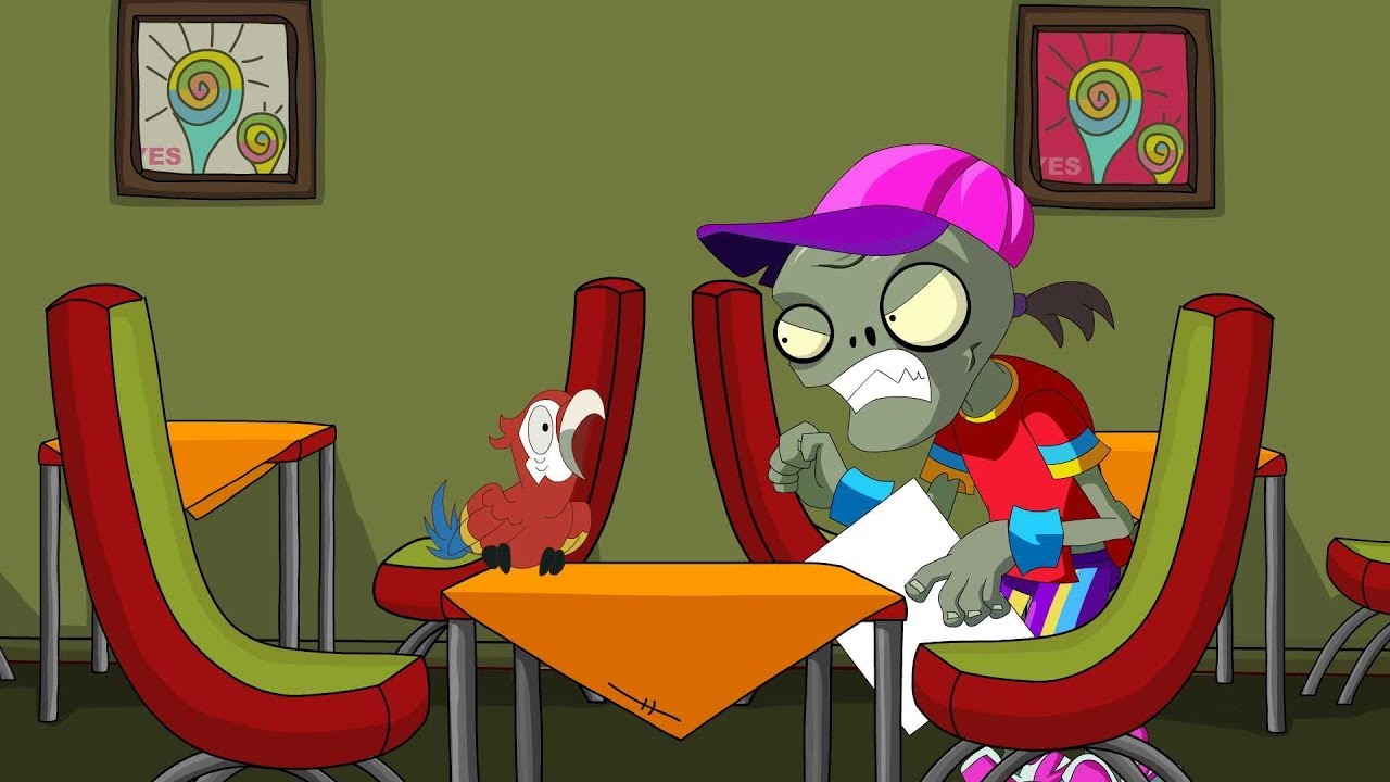 Plants vs. Zombies Animation : Parrot comes to order - YouTube