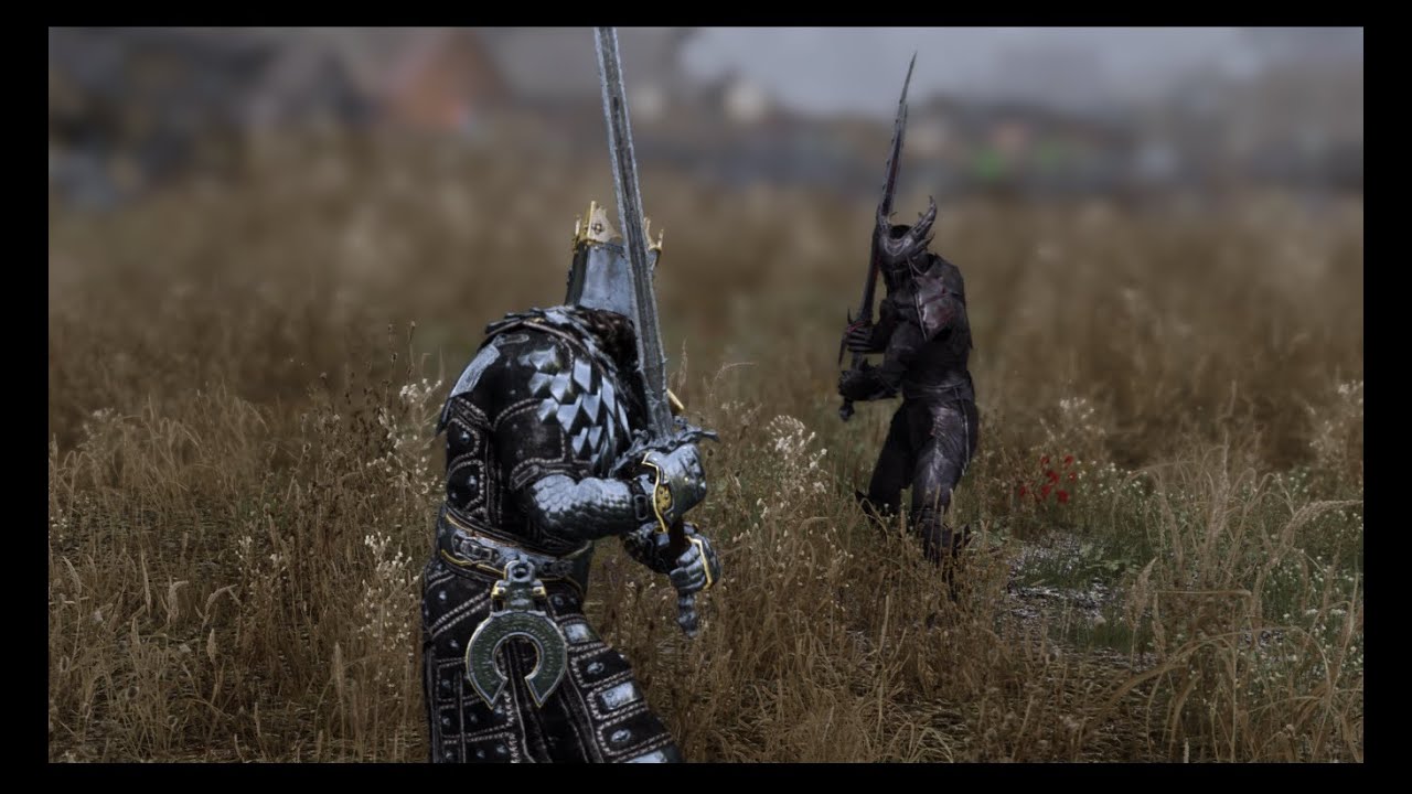 TES V: Skyrim Hallowed Sword Moveset by NOTNT - YouTube
