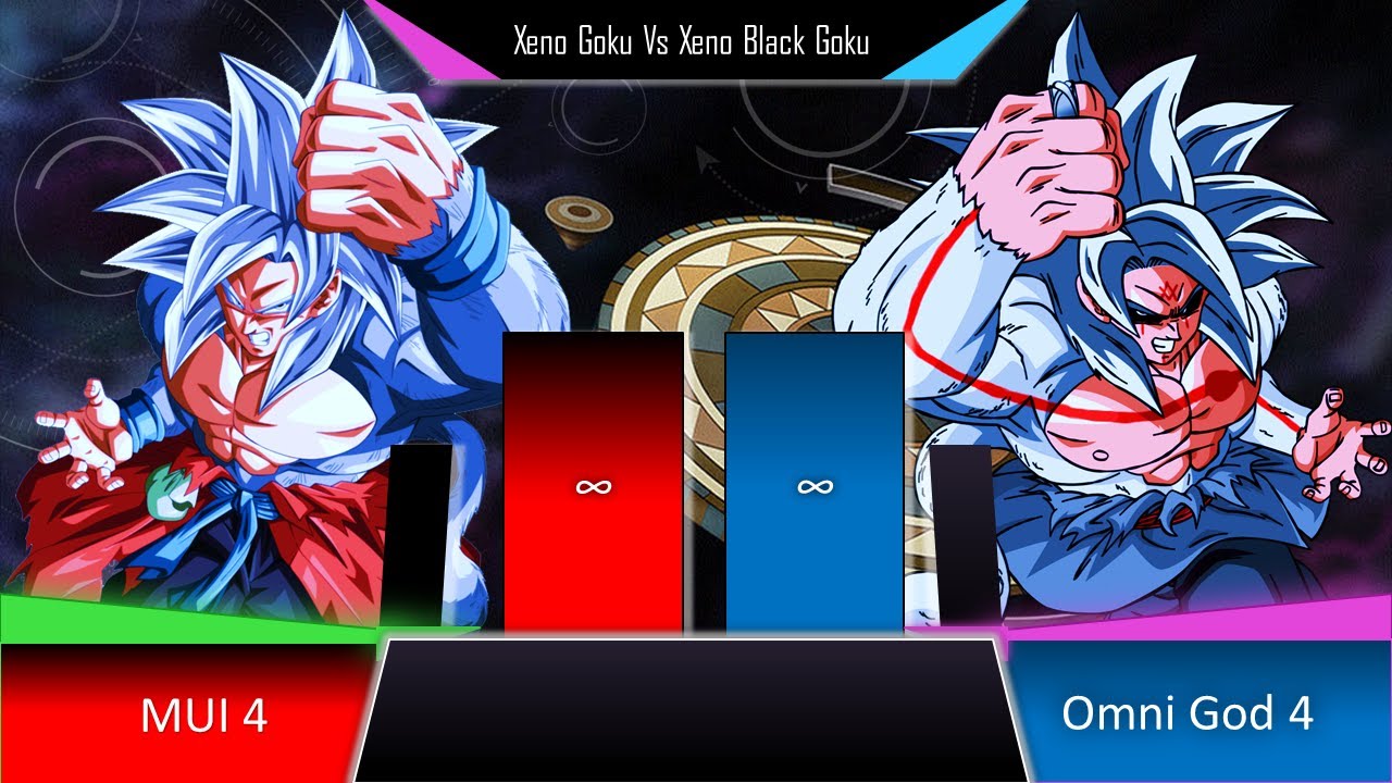 Xeno Goku Vs Xeno Black Goku Power Level - YouTube