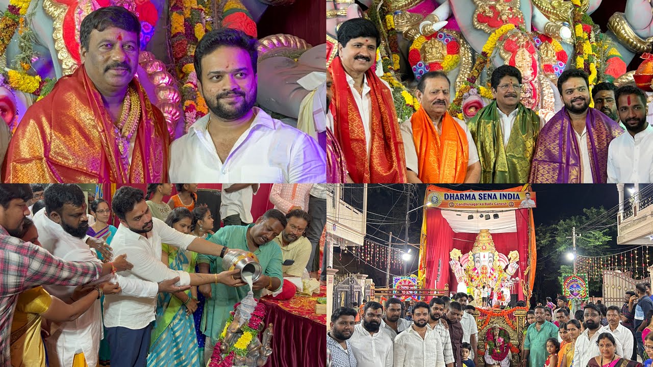 Dharama Sena India T Dinakaran Reddy Anna Ganapthi Pallaki Pooja & Maha ...